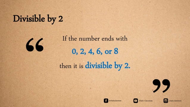 Divisibility Rules for 2, 5 and 10 | PPTX | Stamps and Coins | Collecting