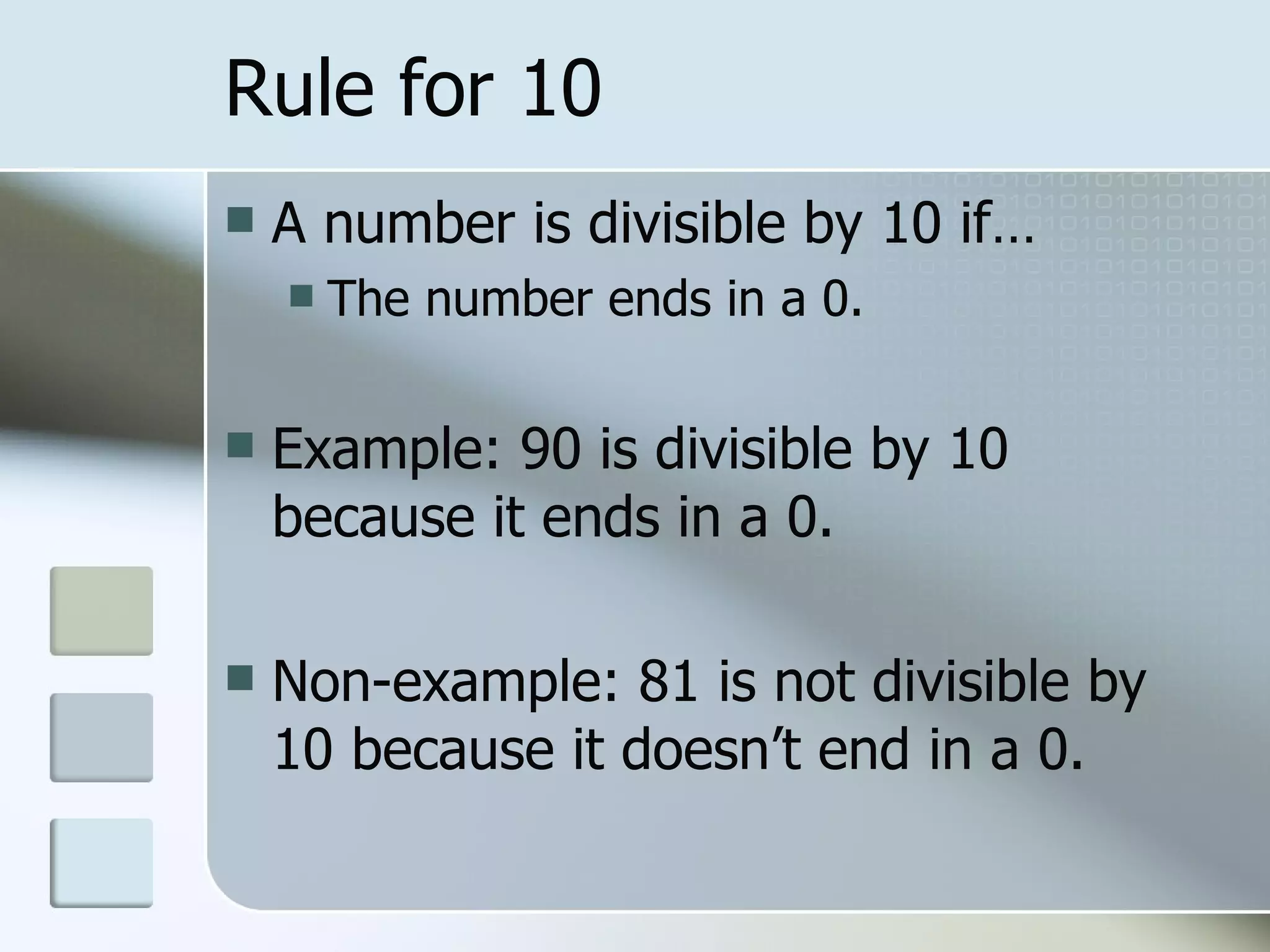 Divisibility Quick Notes | PPT