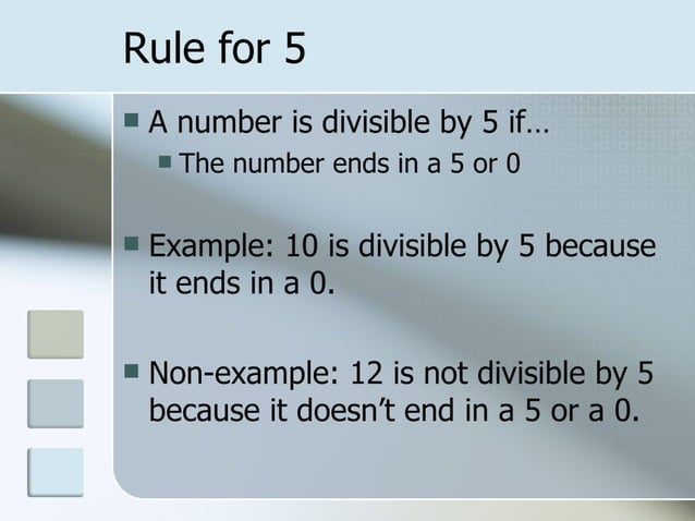 Divisibility Quick Notes | PPT