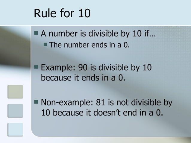 Divisibility Quick Notes | PPT