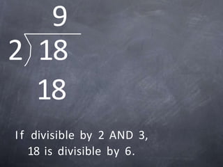 Divisibility rule | PPTX