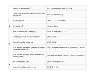 Divisibility rules | DOC