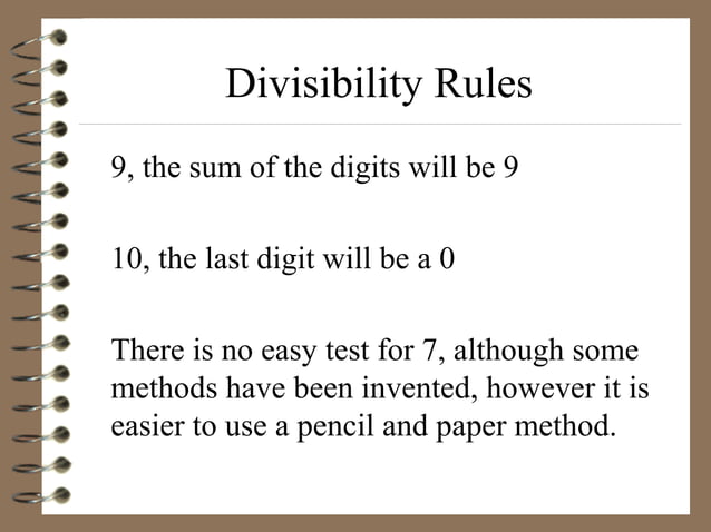 Divisibility rules | PPT