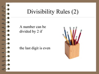 Divisibility rules | PPT