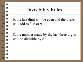 Divisibility rules | PPT