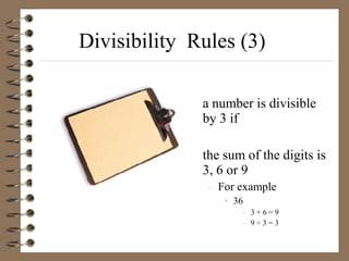 Divisibility rules | PPT