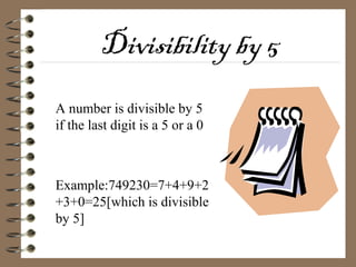 Divisibility rules | PPT