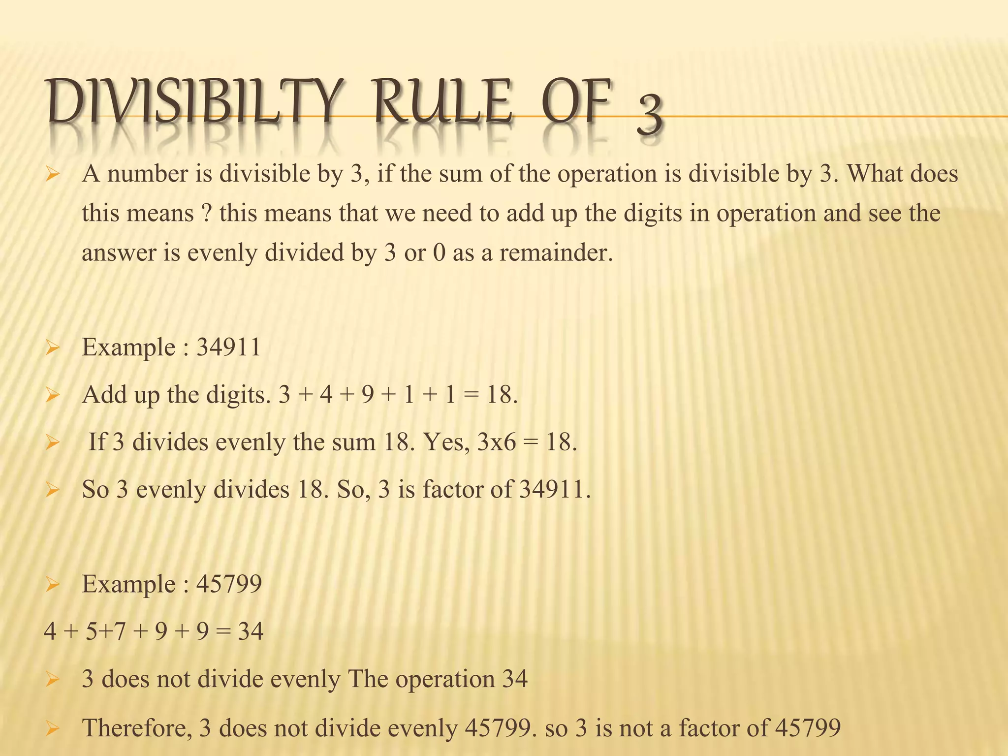 Mathematics - Divisibility Rules From 0 To 12 | PPTX