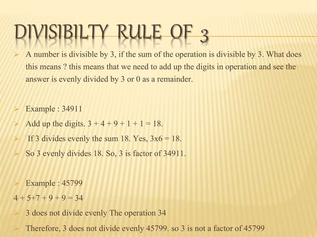Mathematics - Divisibility Rules From 0 To 12 | PPTX