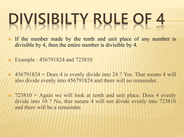 Mathematics - Divisibility Rules From 0 To 12 | PPTX