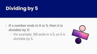 divisibility rules | PDF
