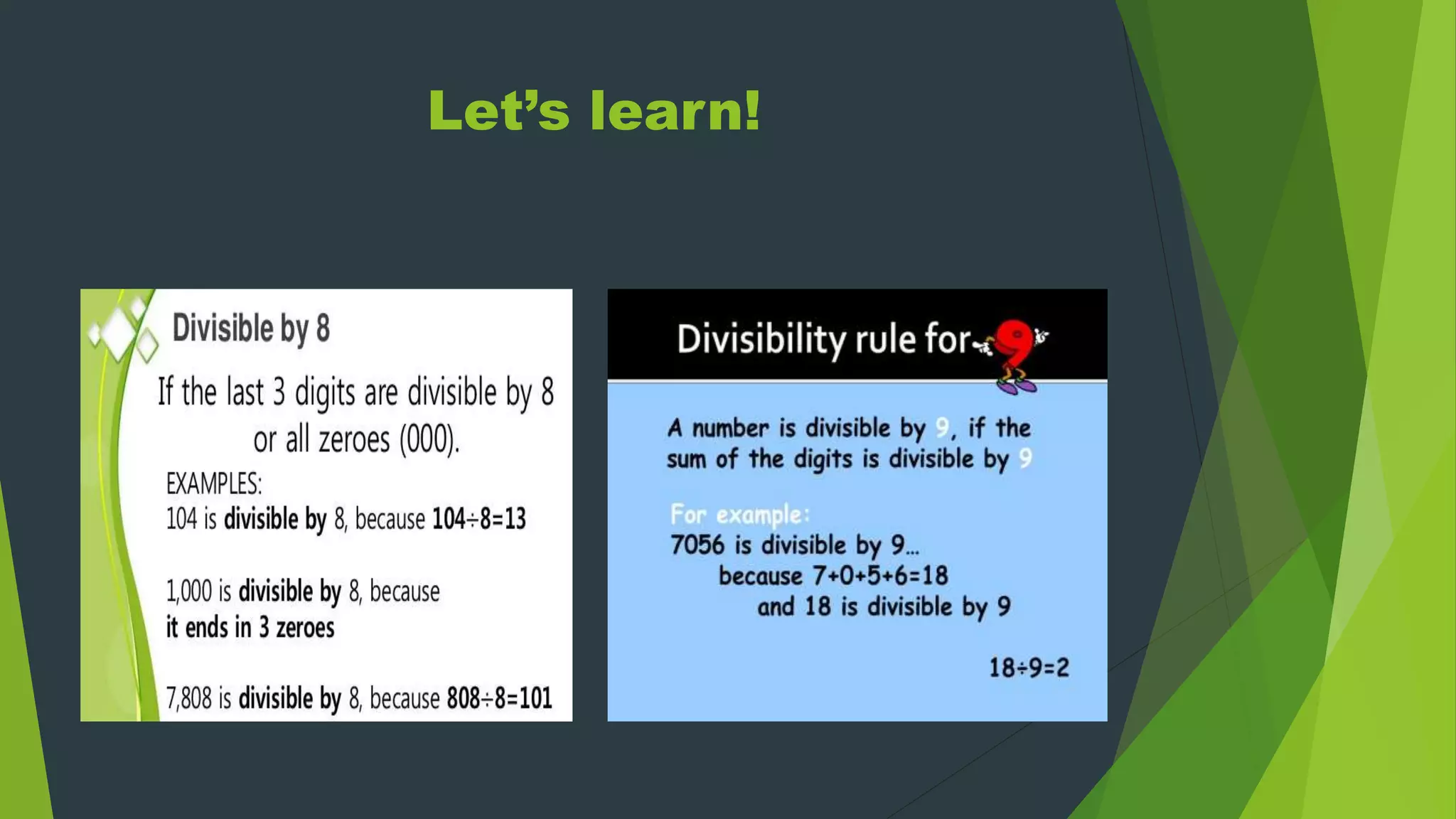 Divisibility rules | PPTX
