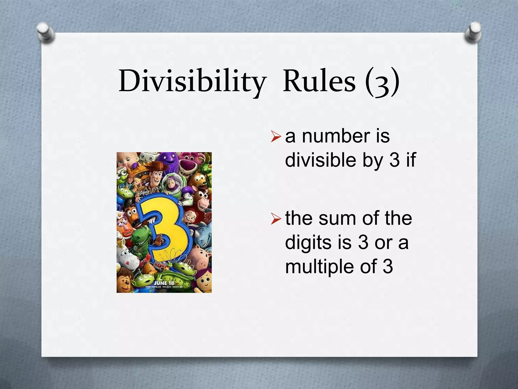 Divisibility Rules | PPTX