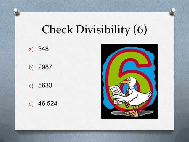 Divisibility Rules | PPTX