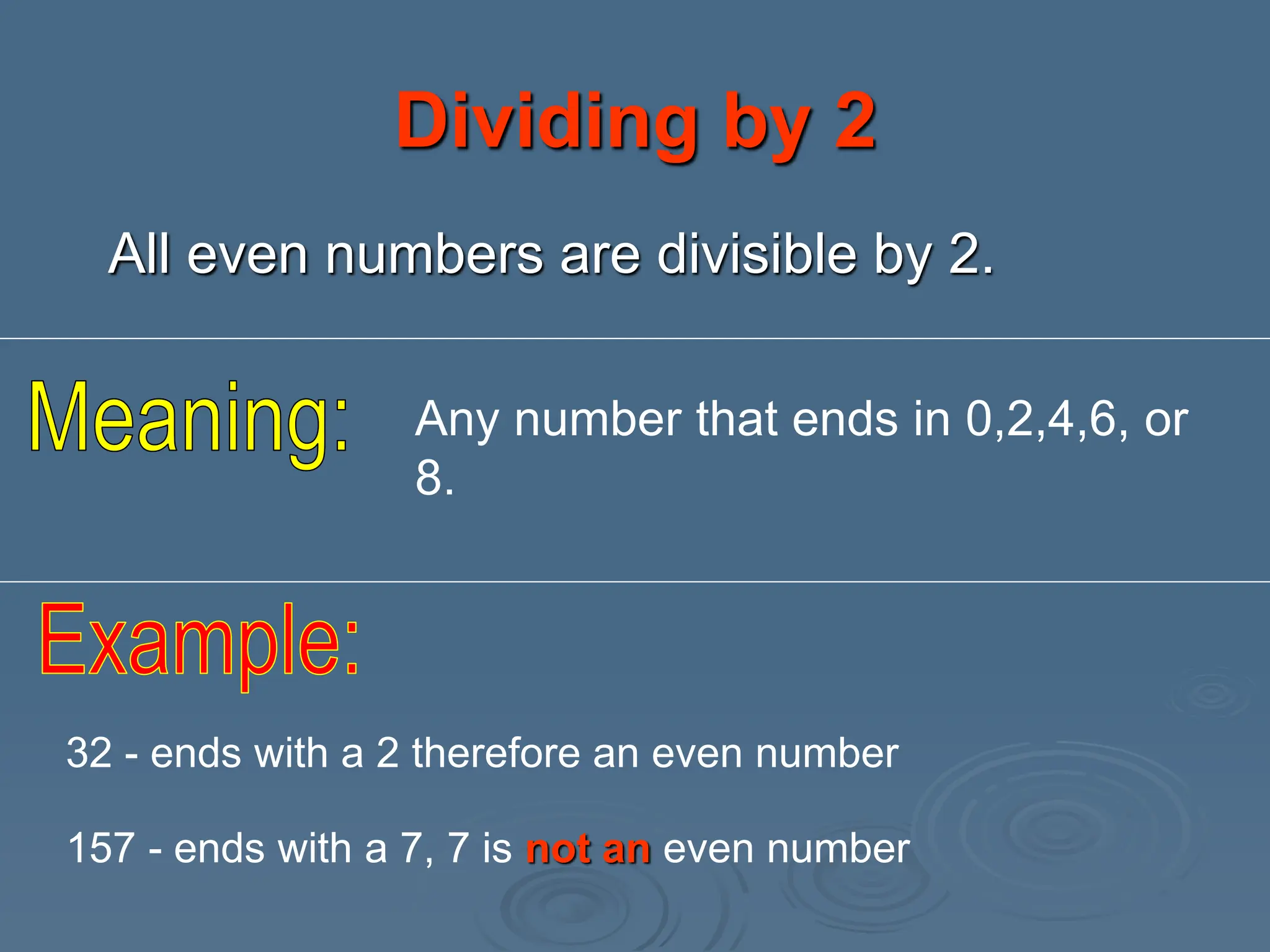 Divisibility Rules - Lesson 1 Straight forward with the Rules.pptx