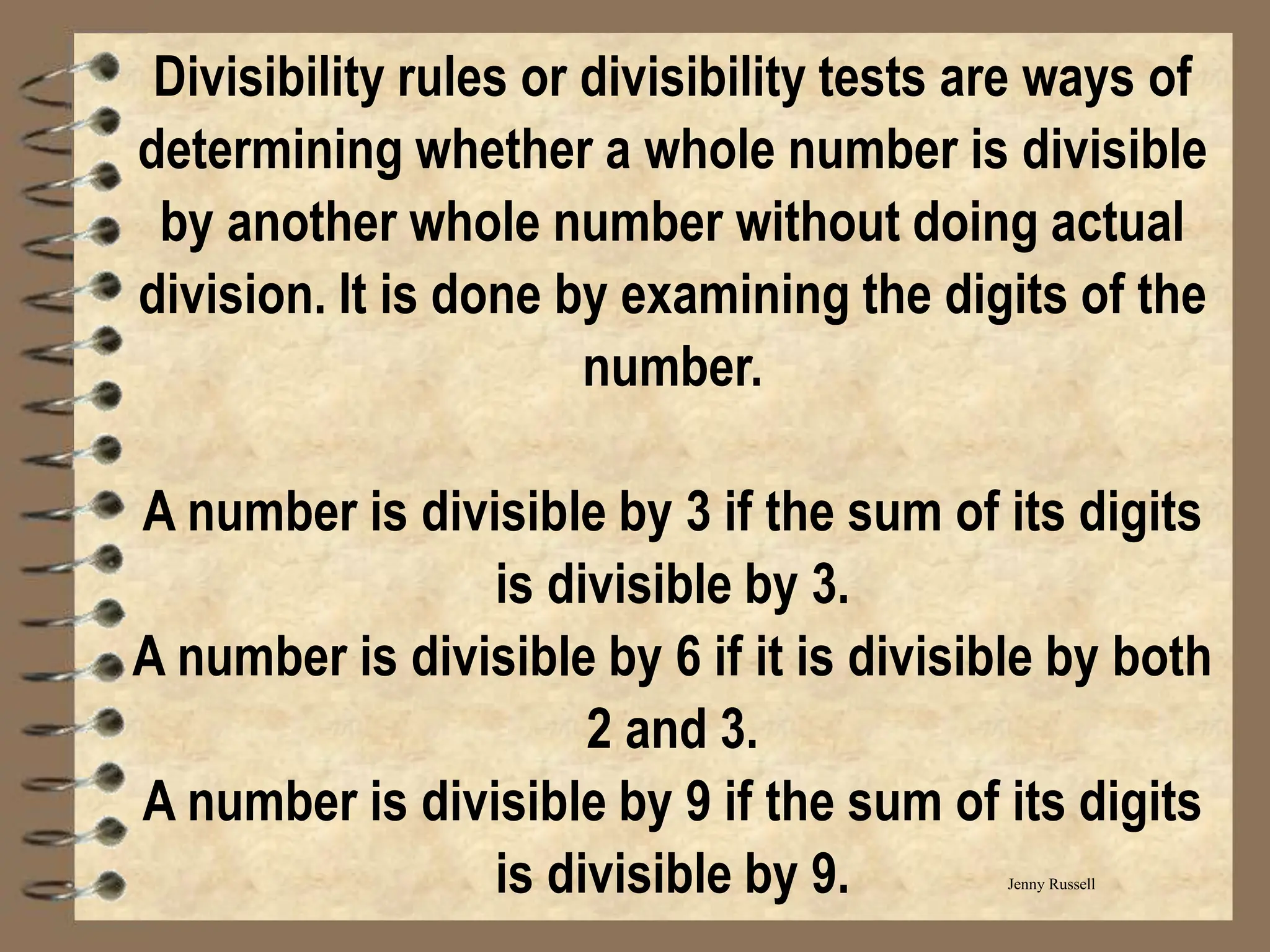Divisibility Rules 3 6 9-COT.ppt