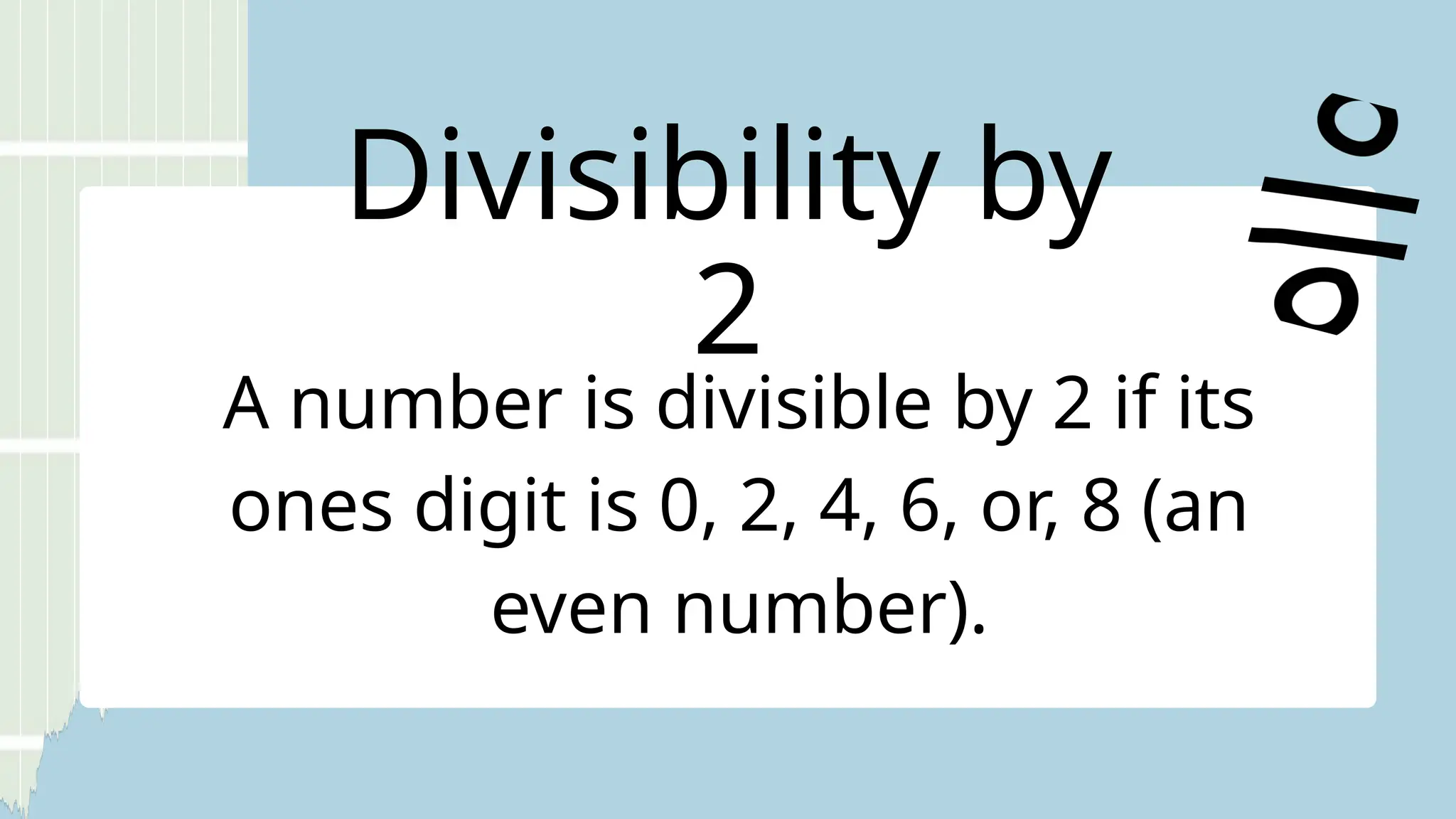 Divisibility Rules Math Presentation in colorful illustrative style.pptx