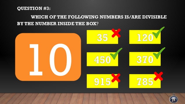 Interactive Games about Divisibility Rules | PPT