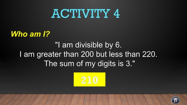 Interactive Games about Divisibility Rules | PPT