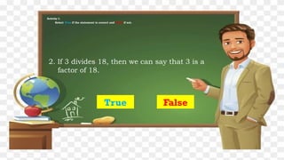 Interactive Games about Divisibility Rules | PPTX