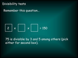 grade 6 rule for test Divisibility_Tests.ppt