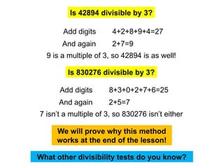 divisibility tests year 7 mathematics.pptx