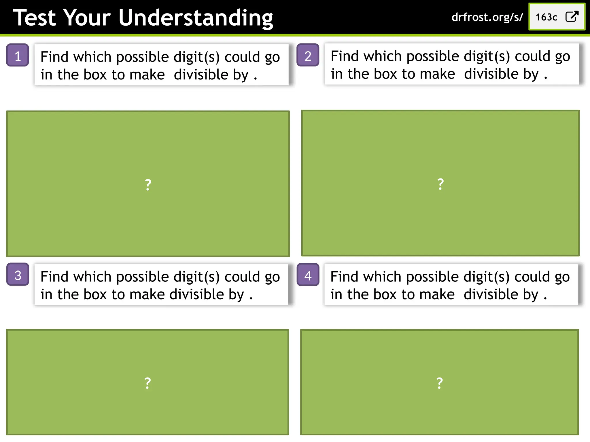 Divisibility Tests - Lesson Year 7 Maths | PPTX