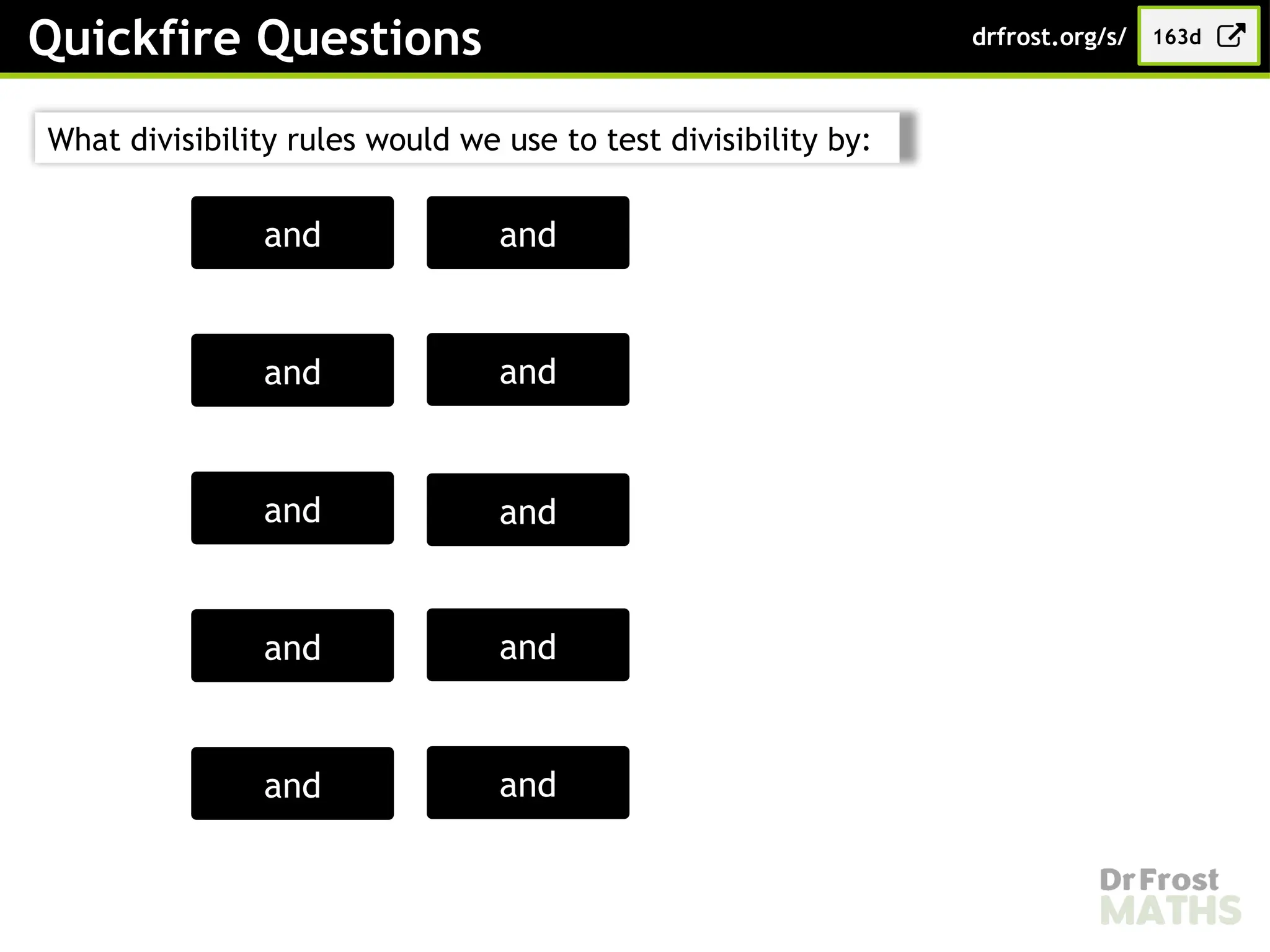 Divisibility Tests - Lesson Year 7 Maths | PPTX