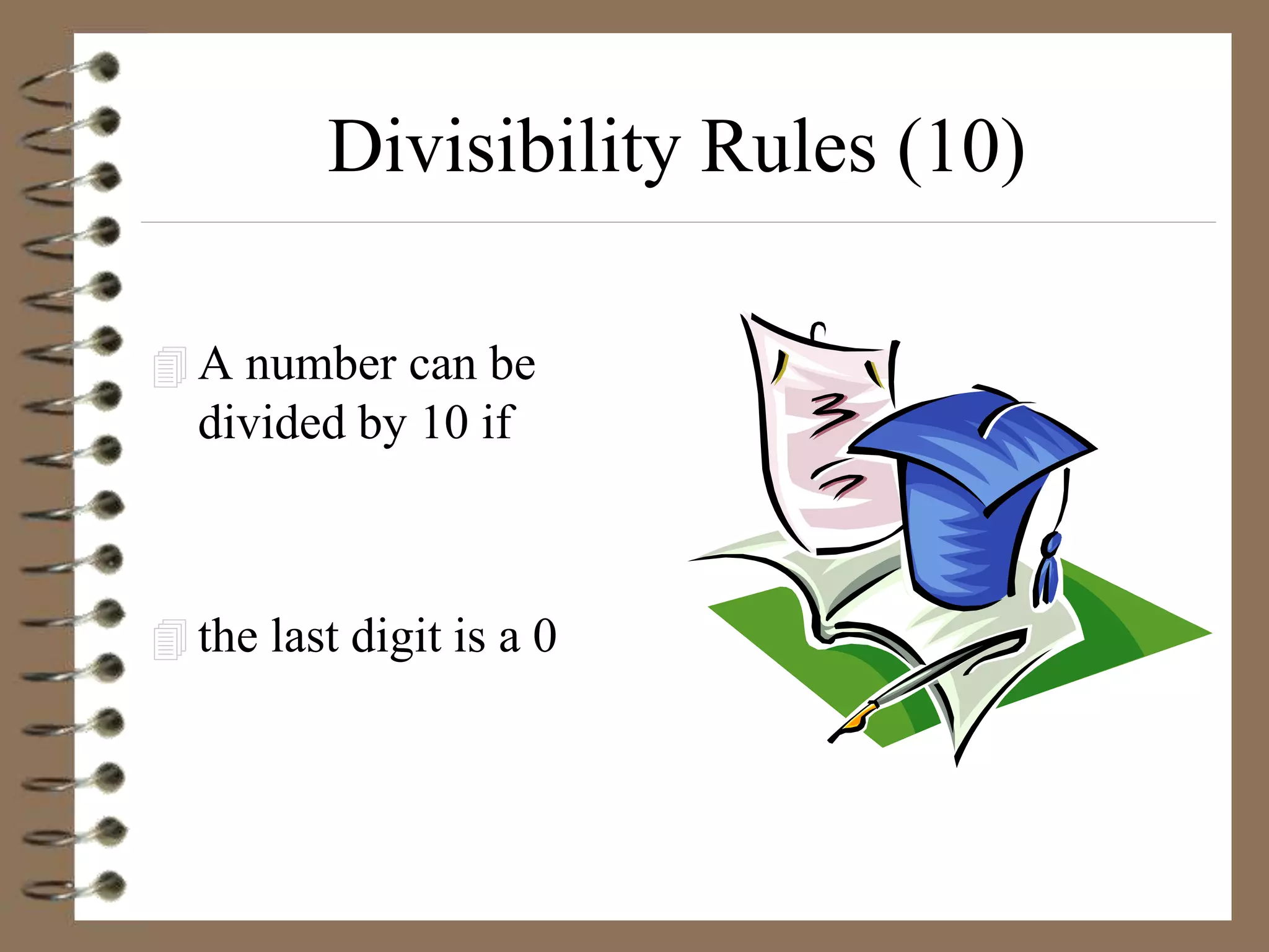 Divisibility tests divisibility rules by dr. martin otundo richard | PPT