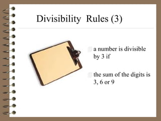 Divisibility tests divisibility rules by dr. martin otundo richard | PPTX