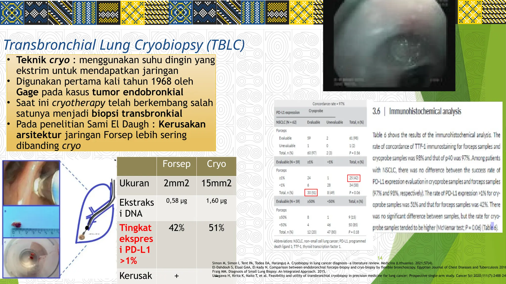 perbedaan ekspresi PDL1 pada biopsi transbonkial | PPTX