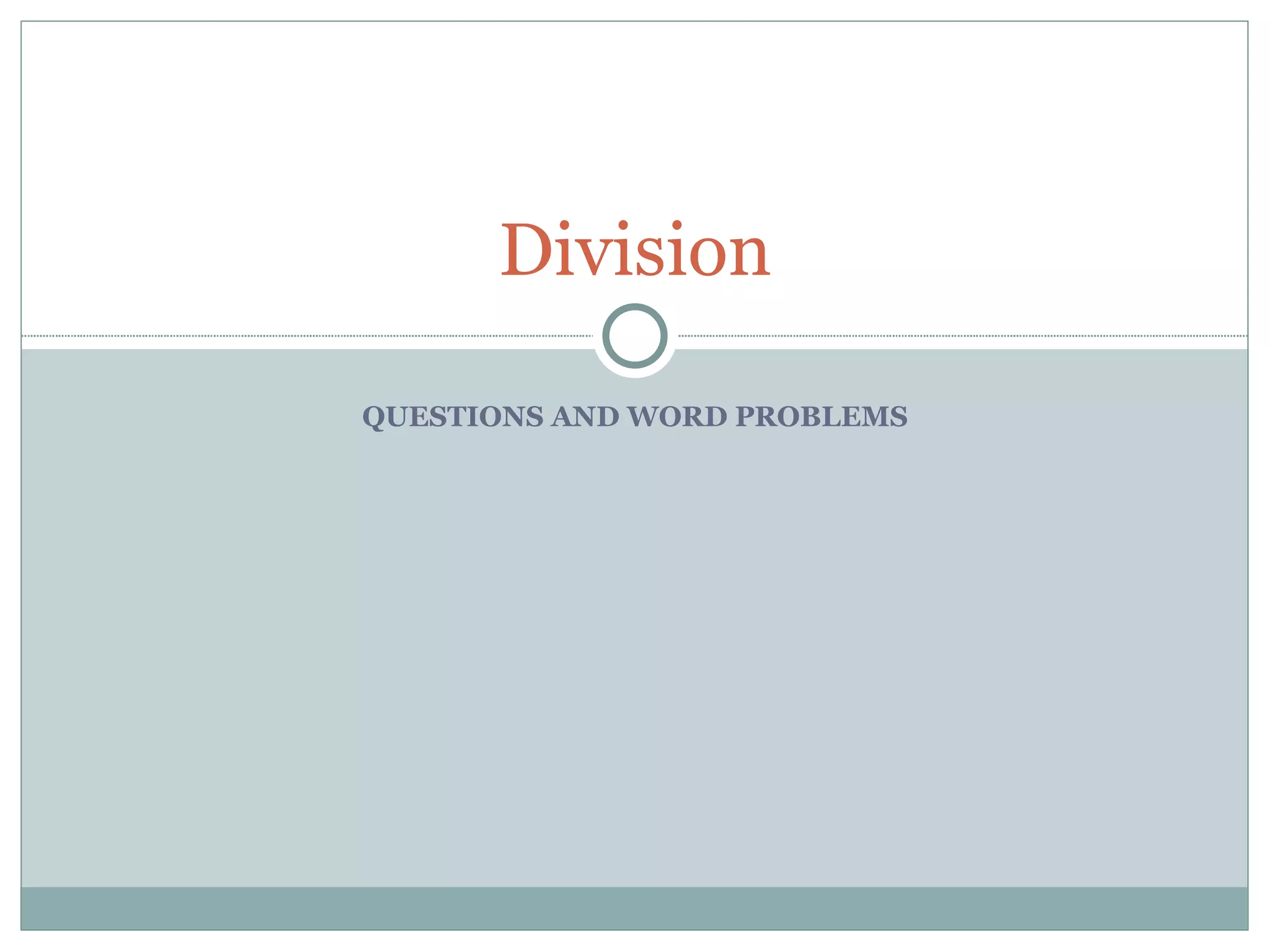 Division | PPT