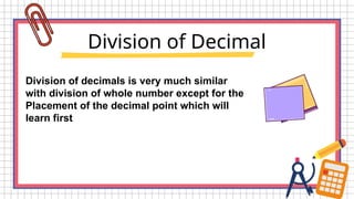 DIVISION-OF-DECIMALS-alwin-aure.pptxbeed | PPTX