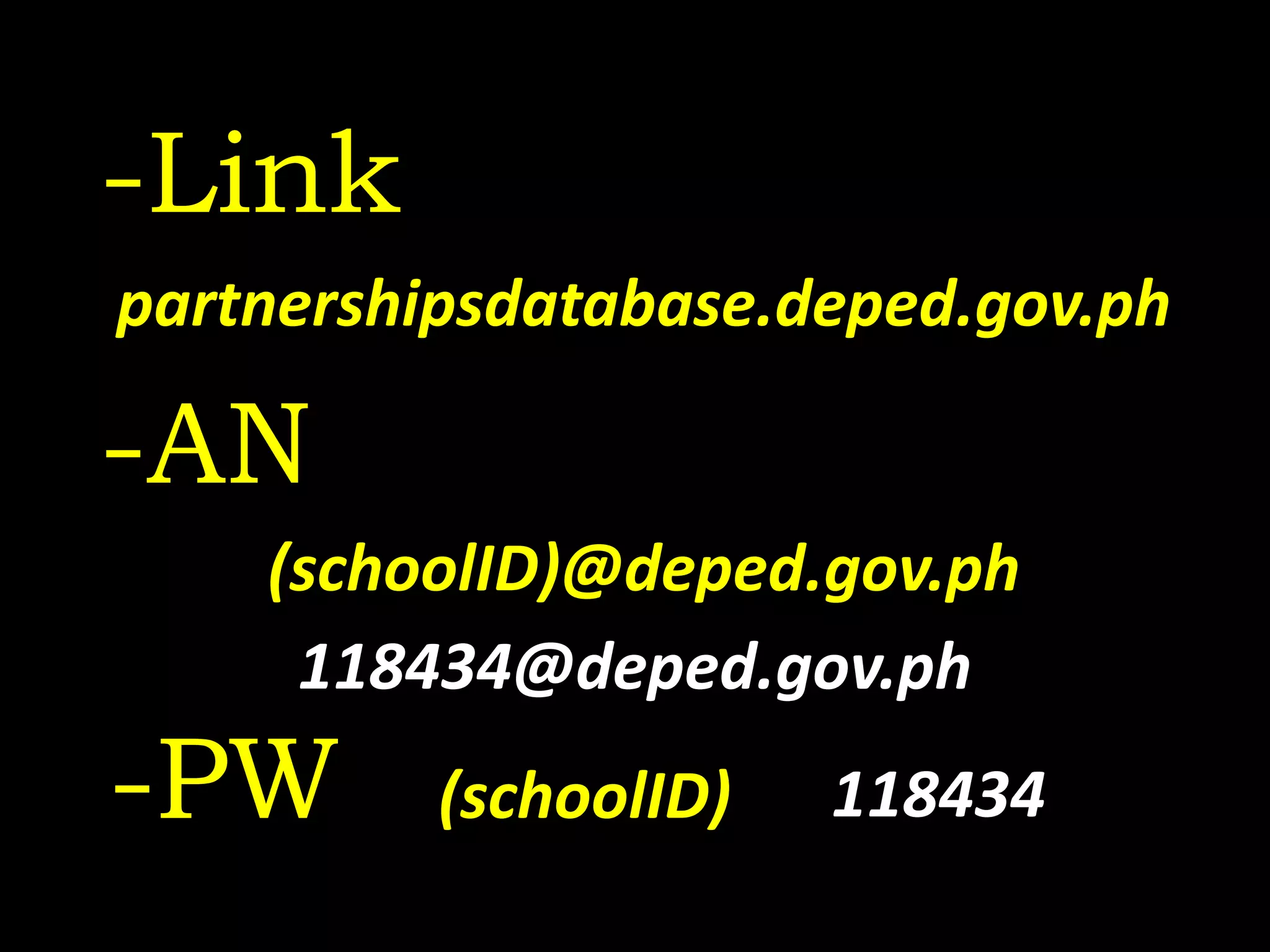Division-Reorientation-of-the-Use-of-DepEd-Partnerships-Database-System ...