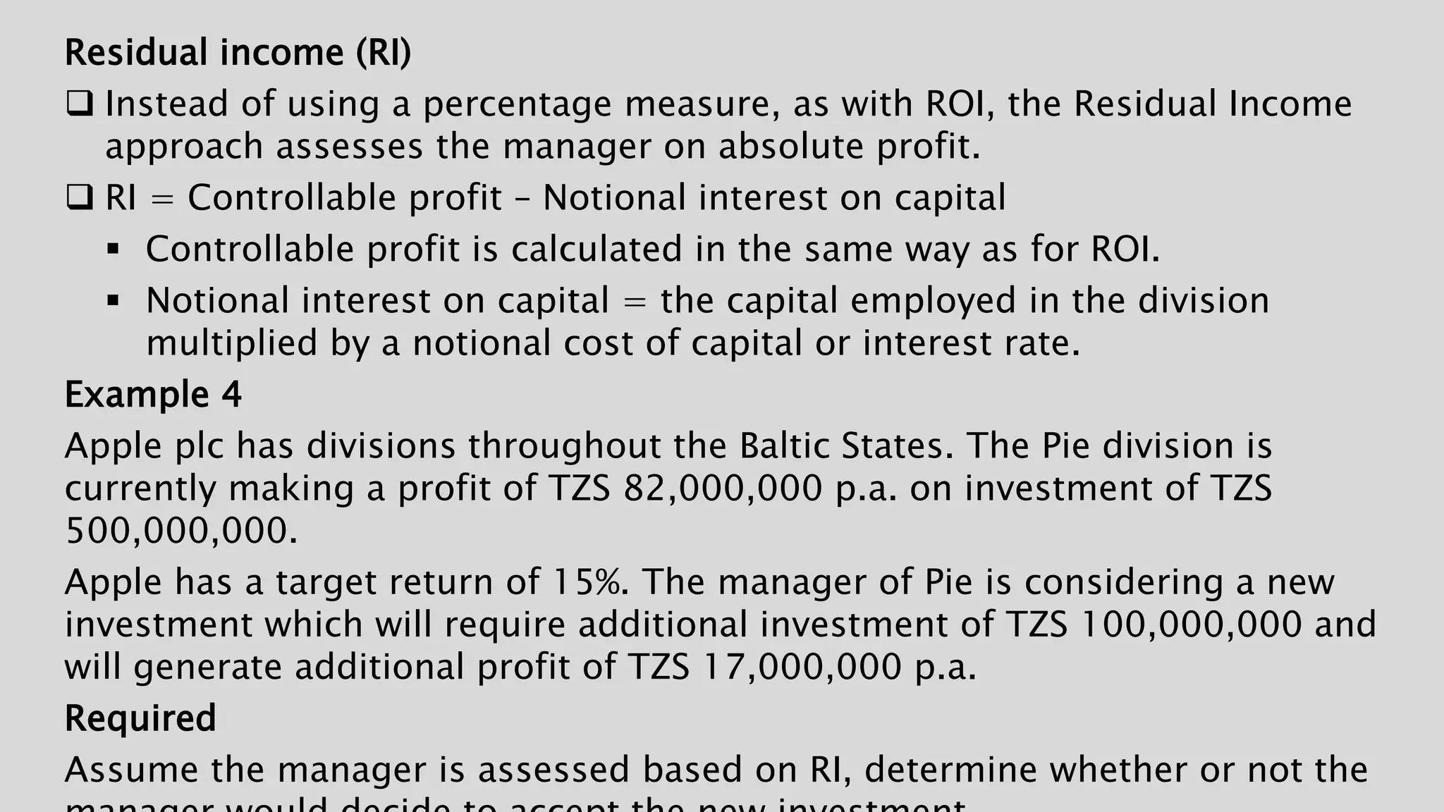Divisional Performance Measurement (ROI and RI).pptx