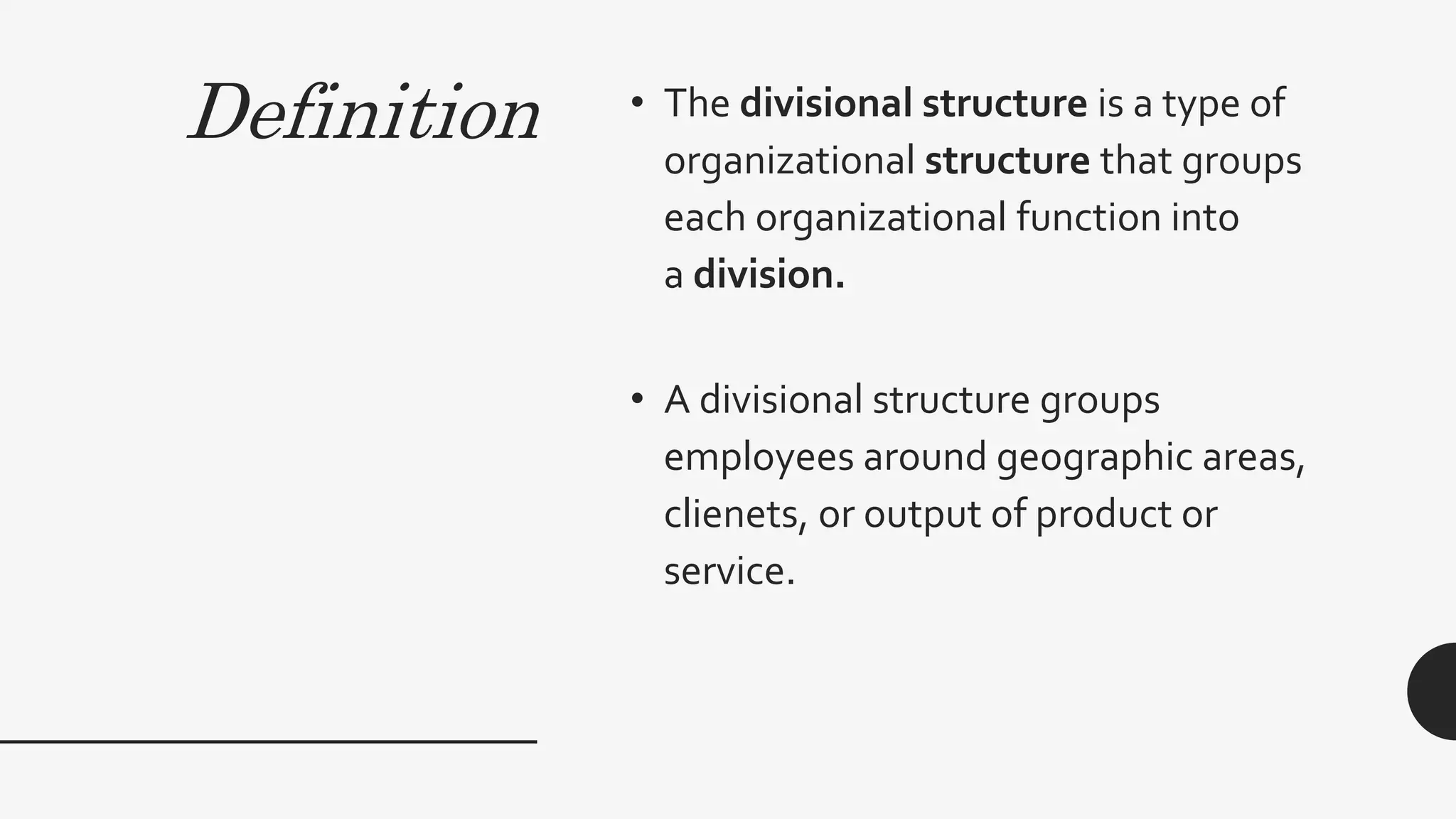 Divisional structure | PPTX