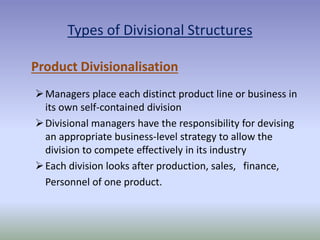 Divisional structures | PPTX