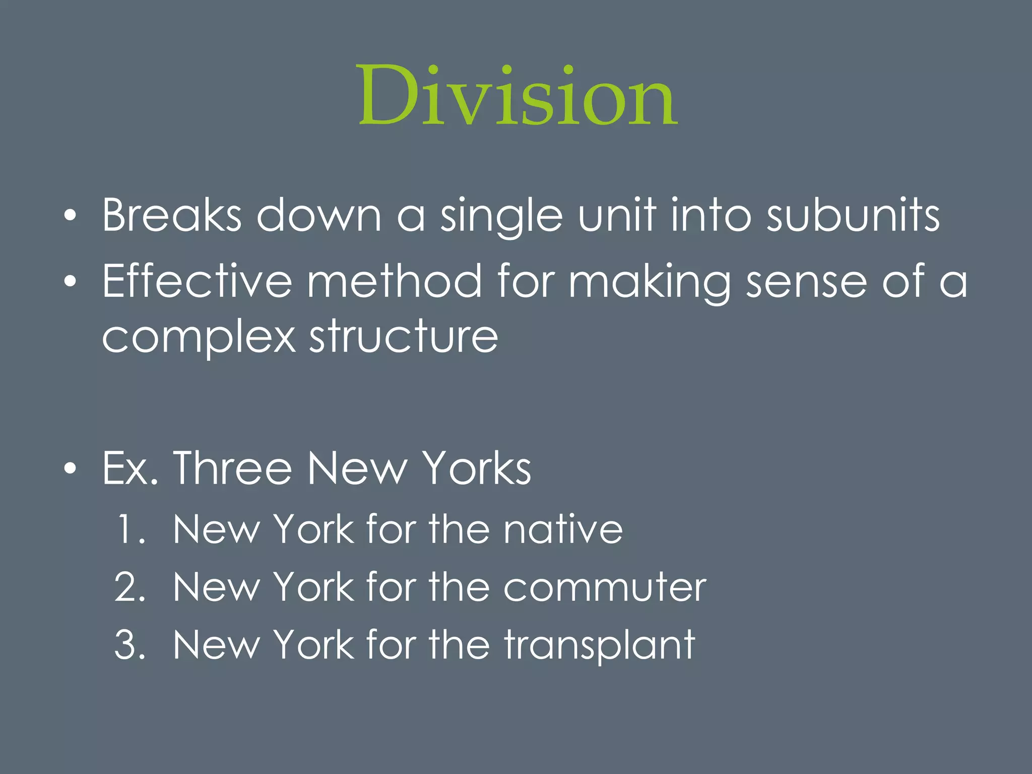 Division and classification | PPTX