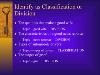 Division Classification | PPT