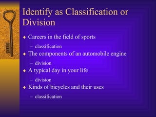 Division Classification | PPT