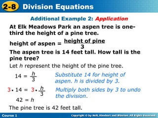 Division equations | PPT