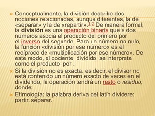 Divisiones | PPTX