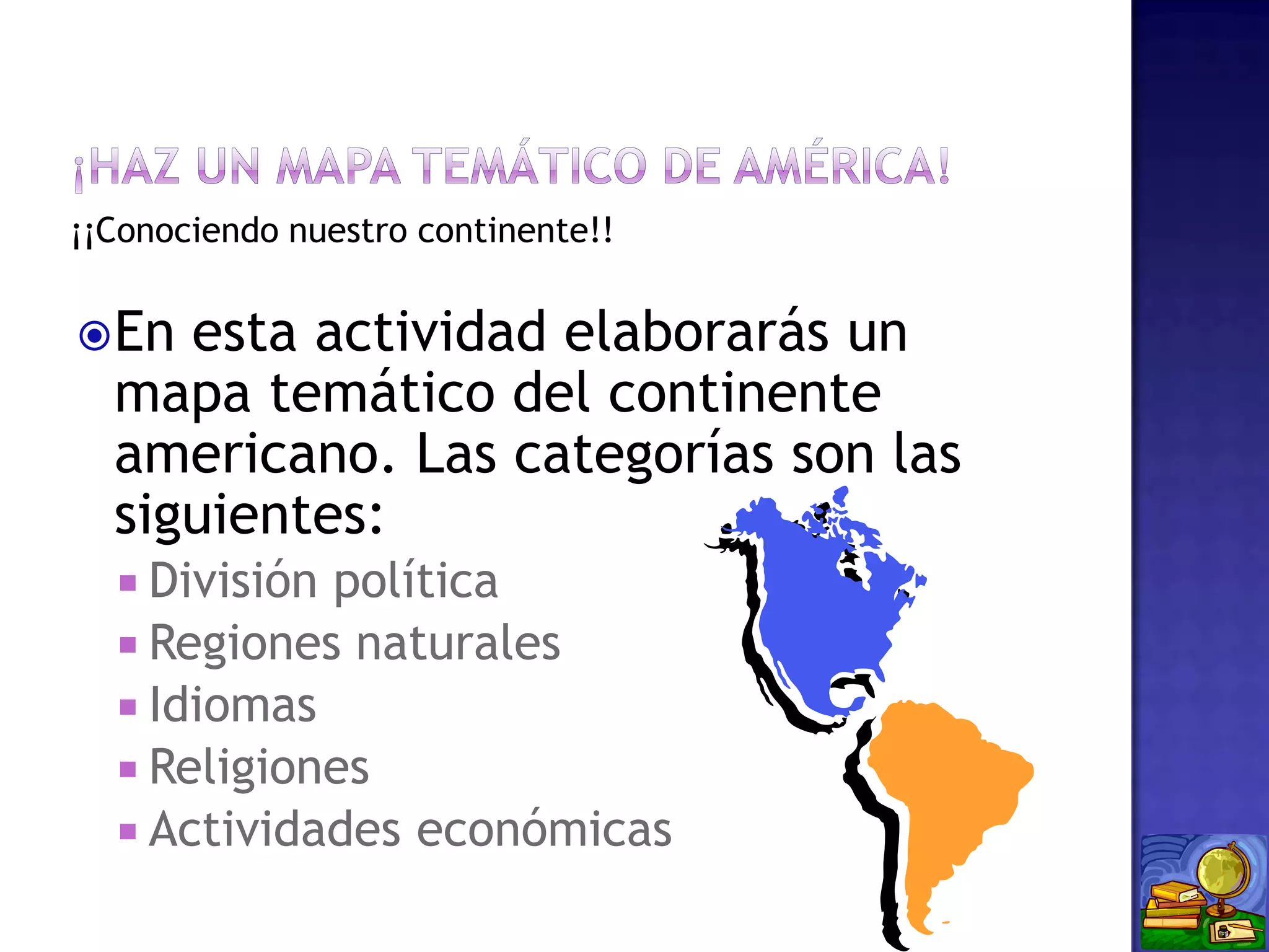 Divisiones continentales de la tierra | PPT