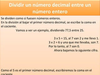Divisiones decimales por candelaria glez | PPT