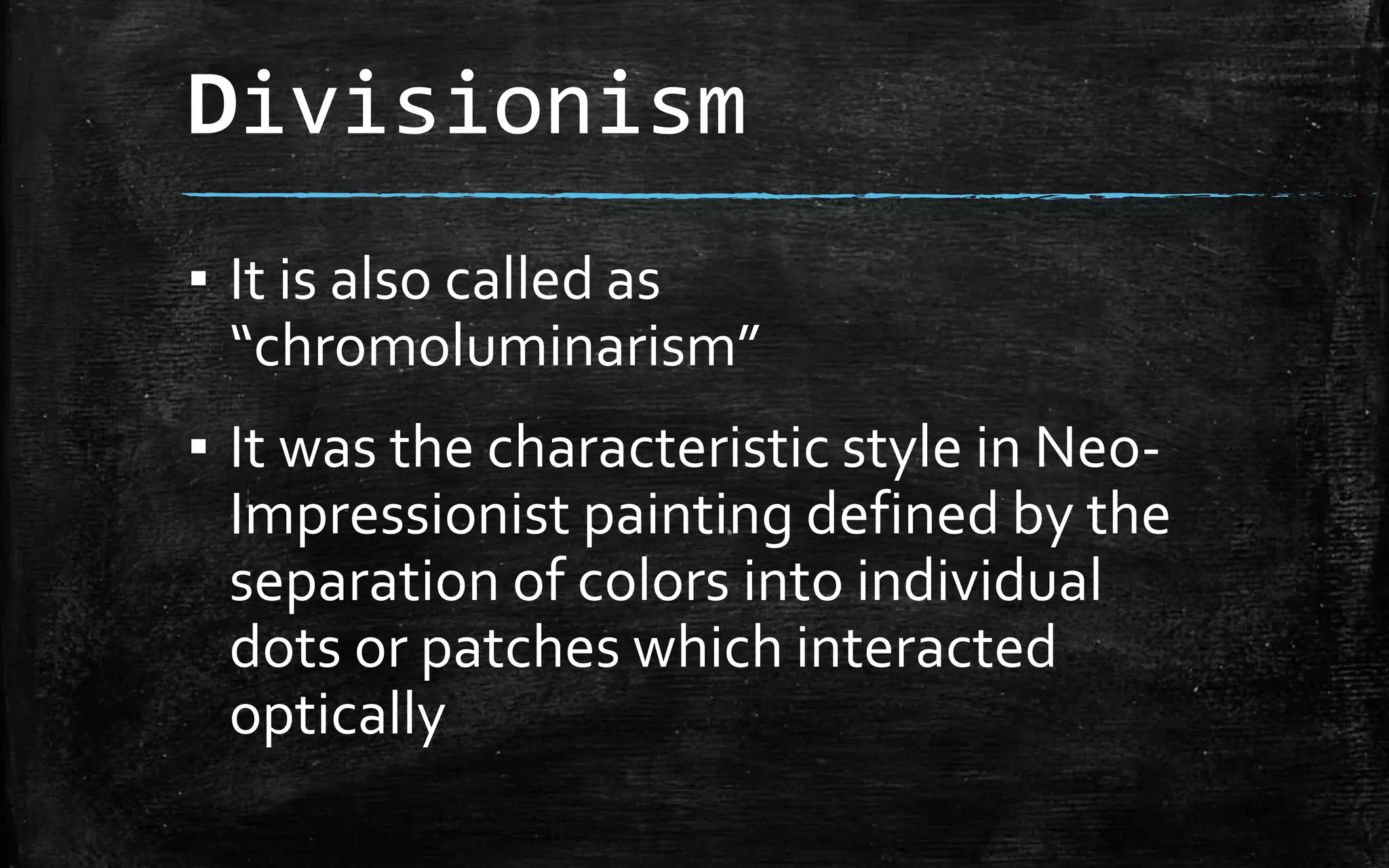Divisionism | PPTX