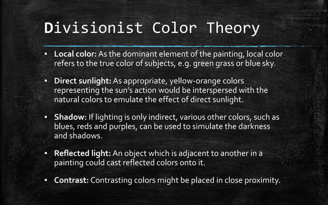 Divisionism | PPT
