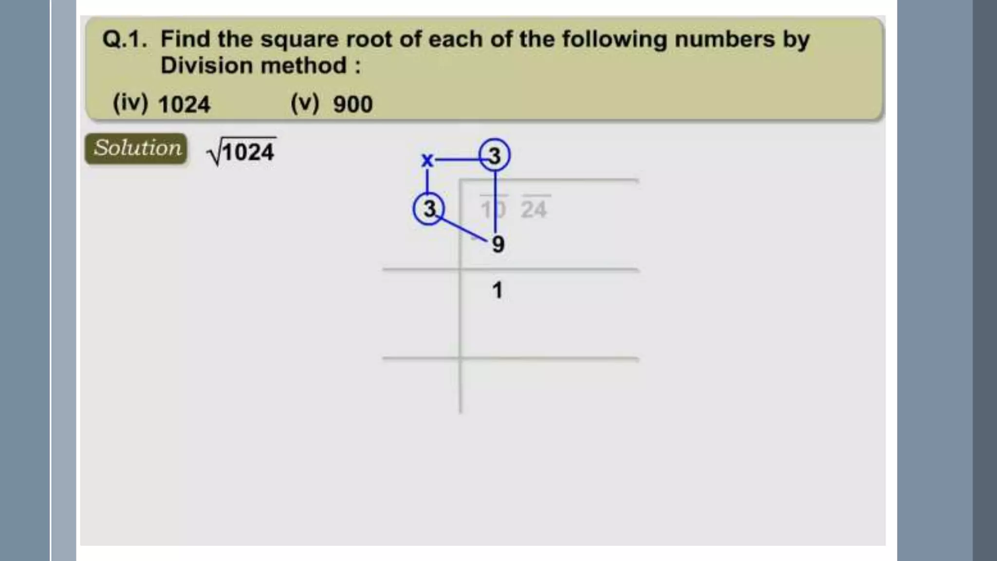 Square and square root - Division method | PPTX