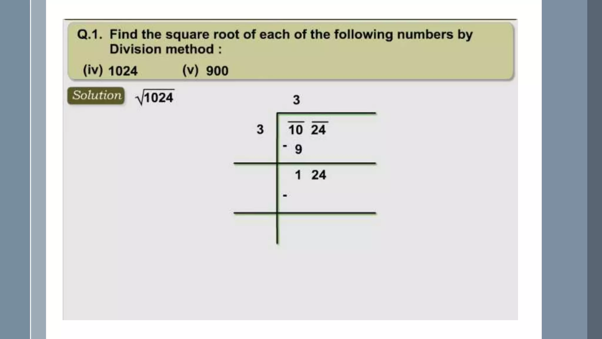 Square and square root - Division method | PPTX