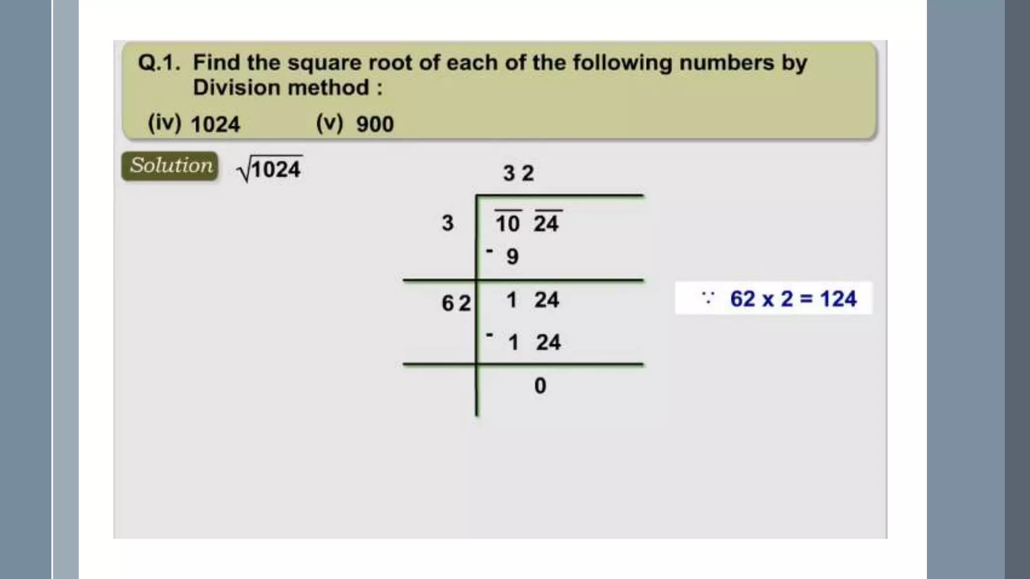 Square and square root - Division method | PPTX