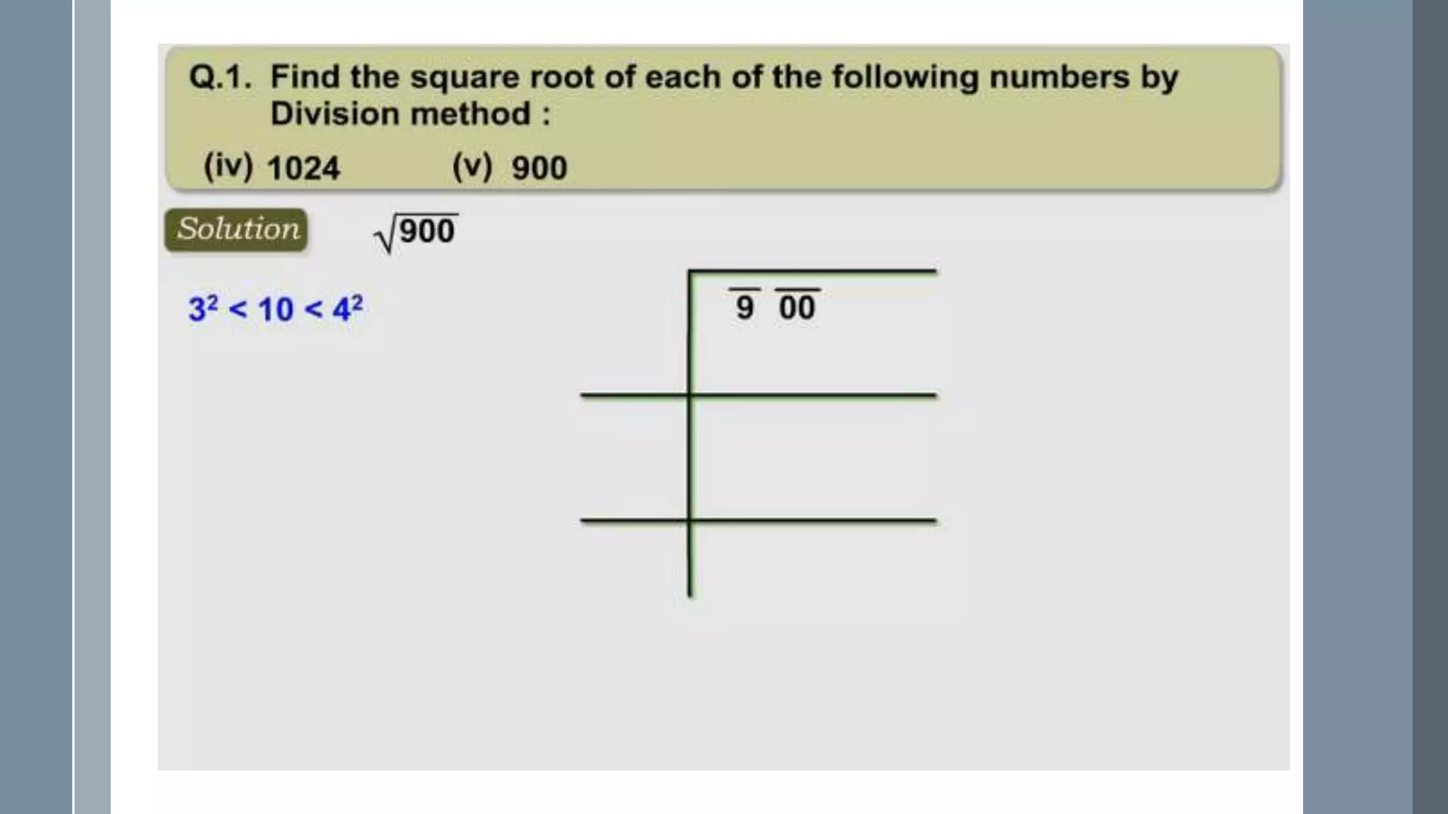 Square and square root - Division method | PPTX